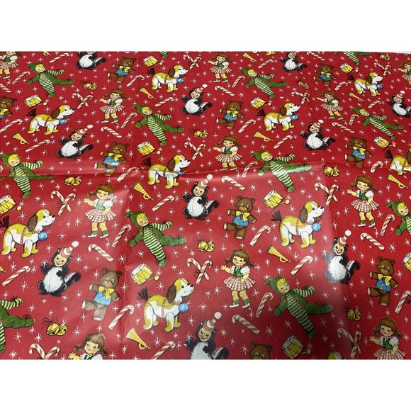 Vintage | Holiday | Vintage Christmas Wrapping Paper 2 Sheets Assorted ...